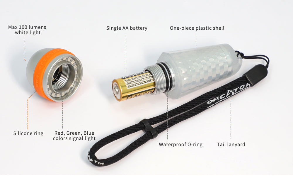 Orca SD03 Dive Beacon Light – UW Images